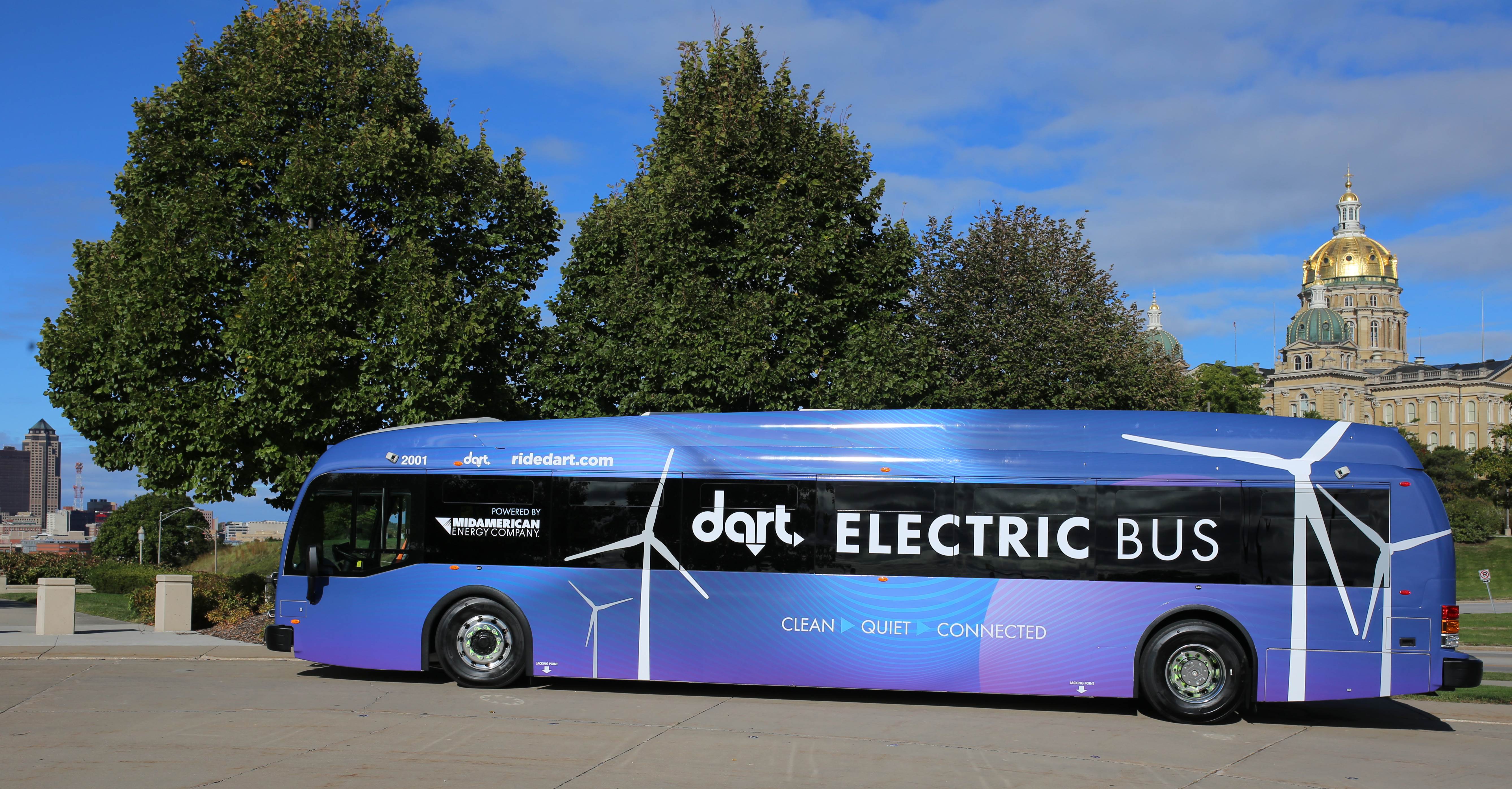 DMDC Conversation Leads to DART's First All-Electric Buses