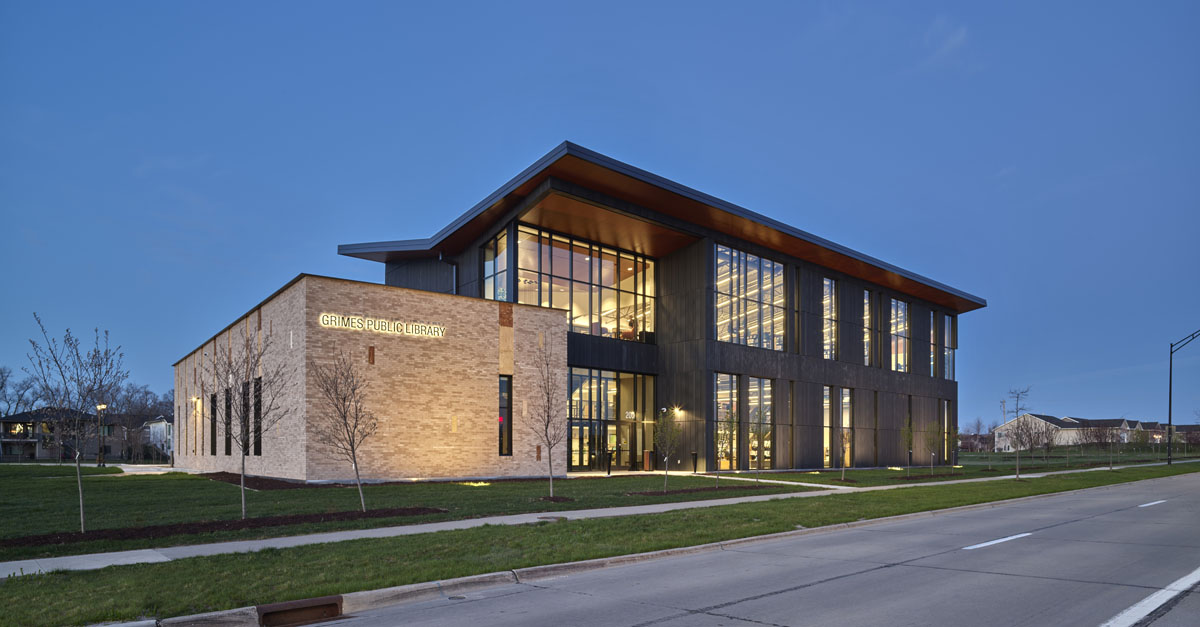 Outdoor Amphitheater at New Library Location in Grimes, Iowa