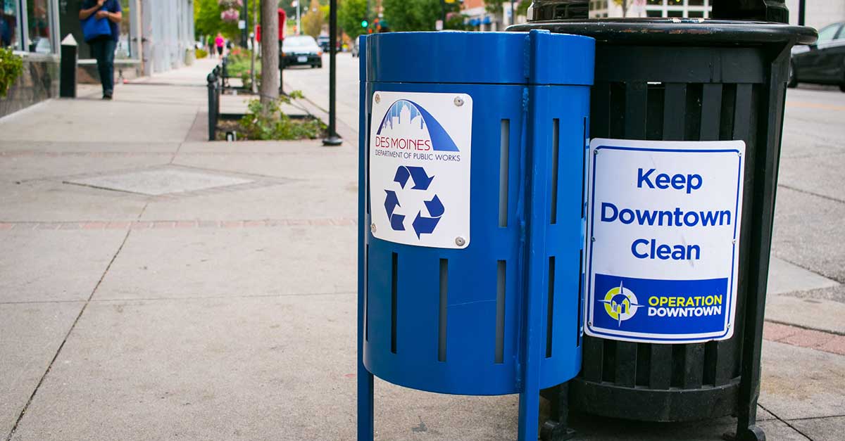 Clean in Downtown Des Moines - The Partnership